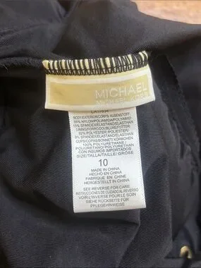 MICHAEL Michael Kors | Swim | Nwt Michael Kors Sz Oneshoulder Black ...